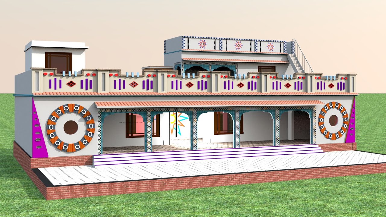 A Beautiful House | Village House Tour in Pakistan || mazhar385 - YouTube