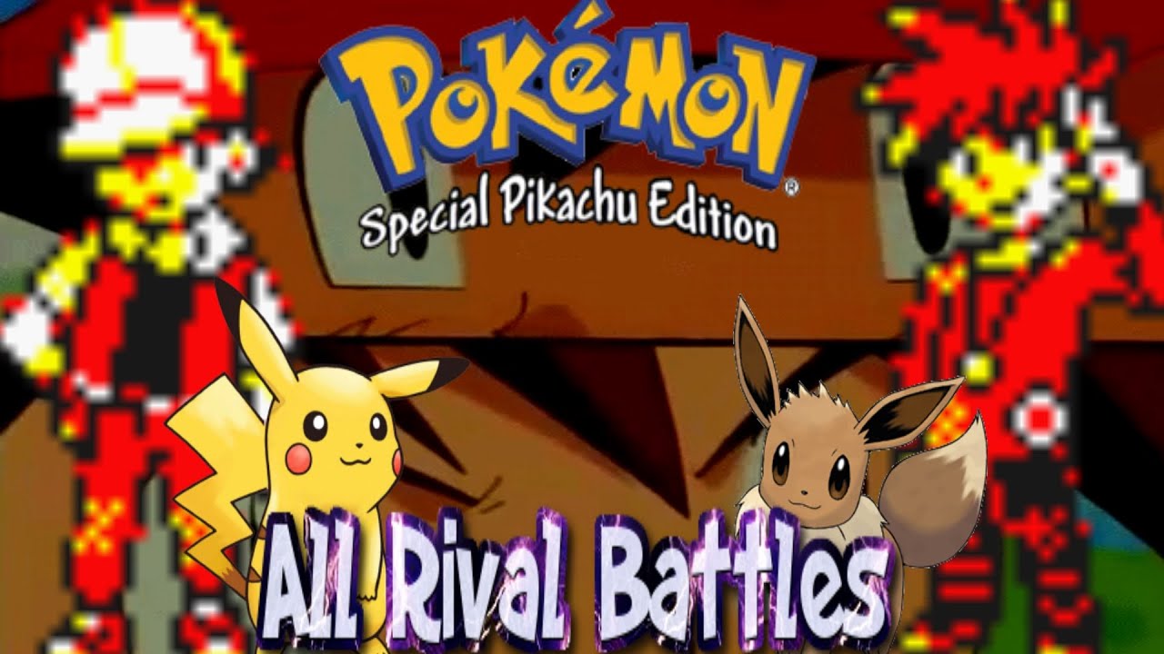 Pokémon Yellow - All Rival Battles - YouTube