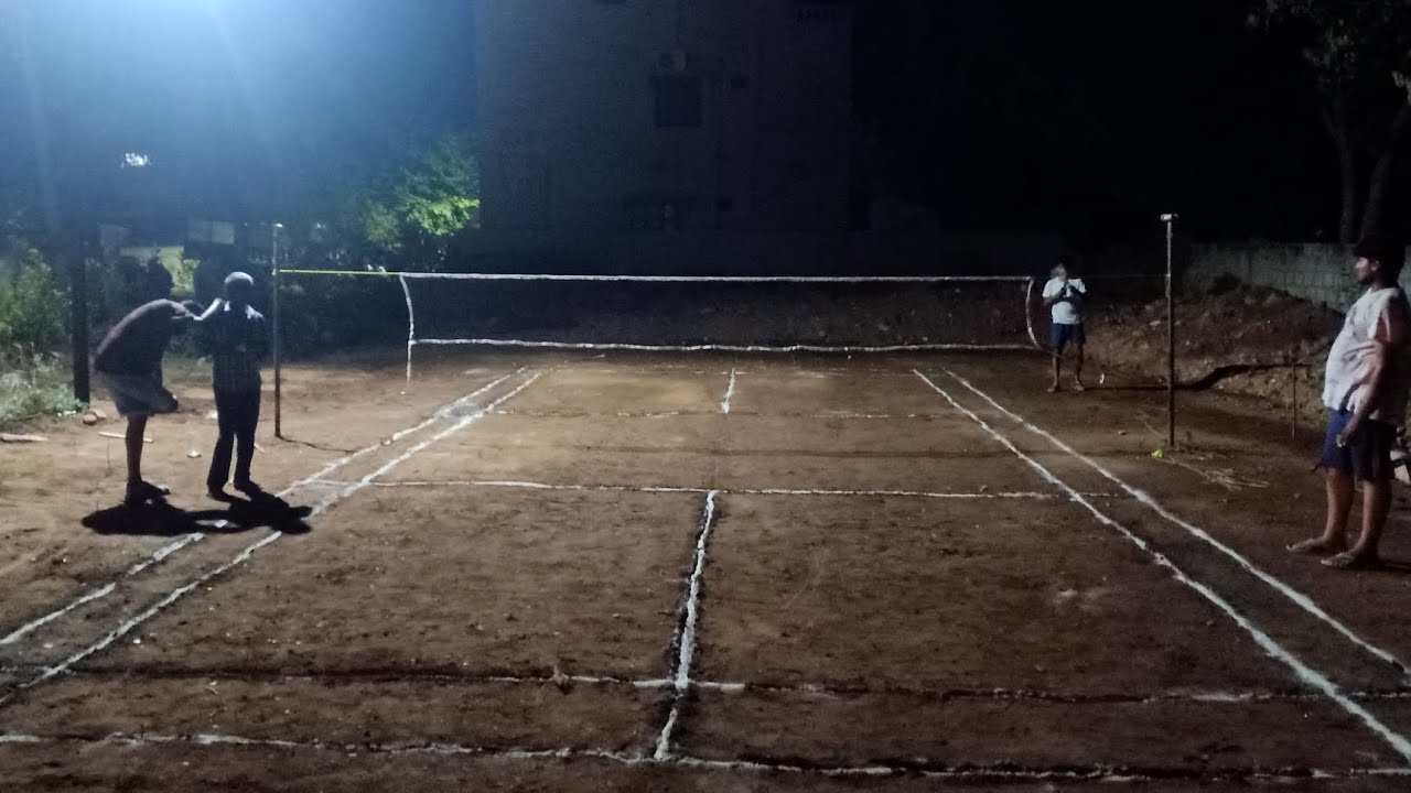Badminton Court Making - YouTube