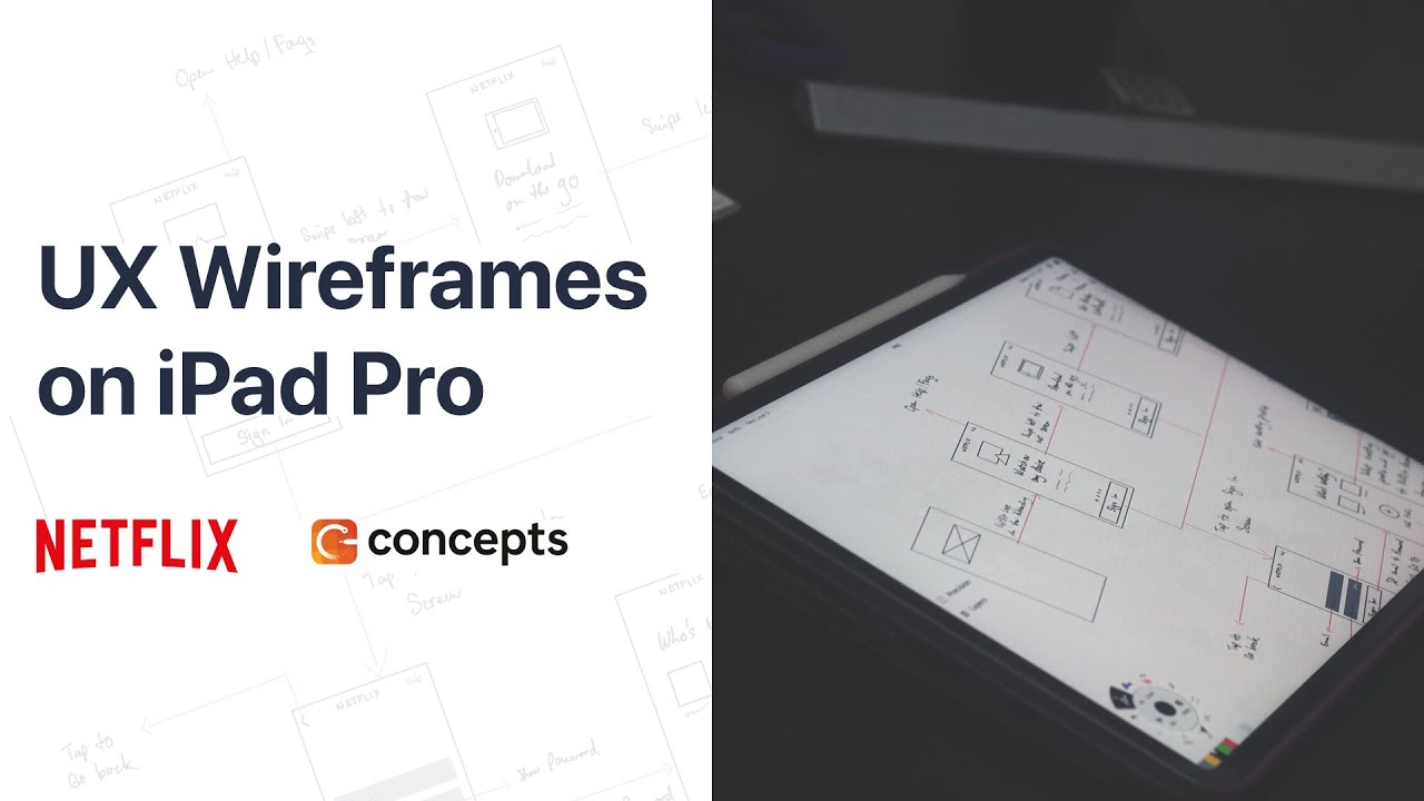 iPad Pro - UX and Product Design Wireframes for Netflix - YouTube