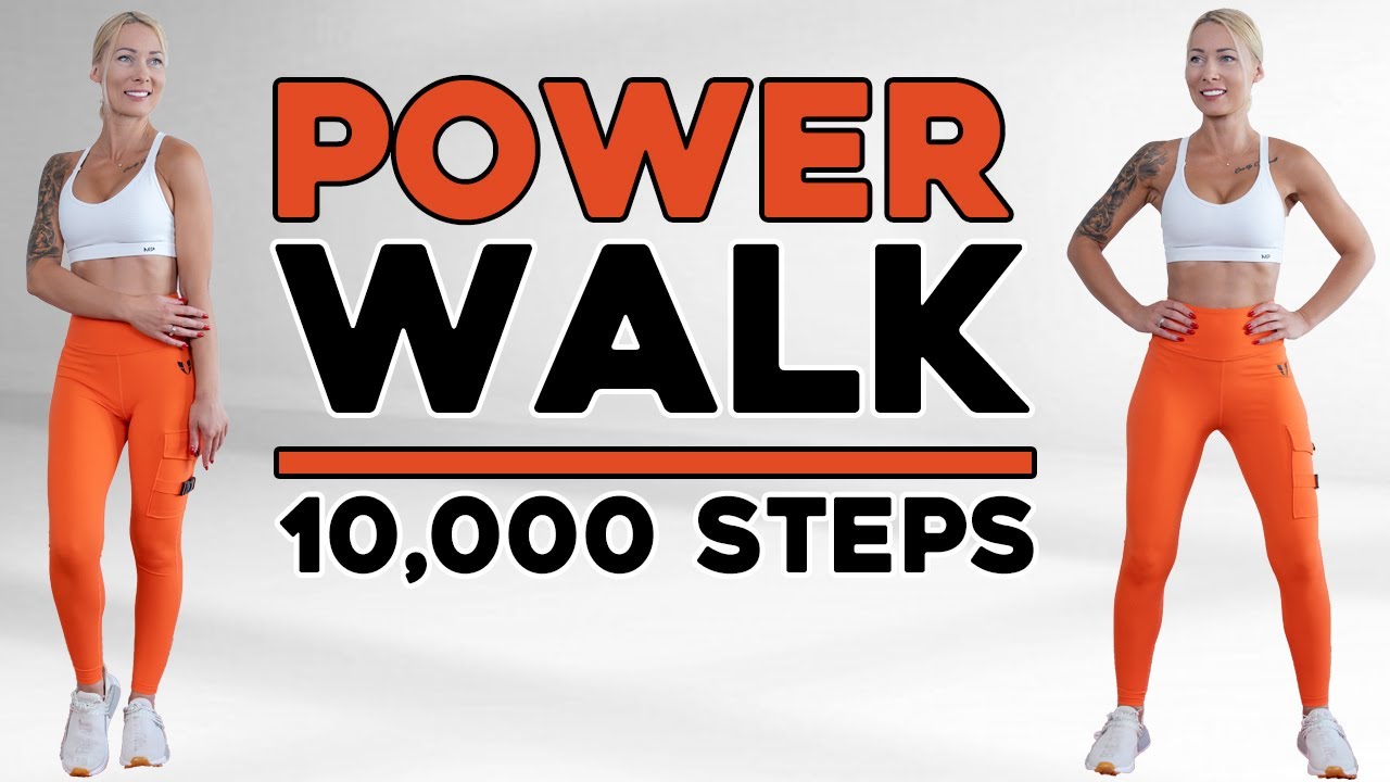 4 Mile Power Walk | At Home Workouts | 10000 Steps | Walk at Home - YouTube