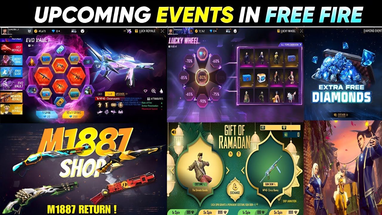 Upcoming Events in Free Fire l Free Fire Upcoming Event l FF New Event ...