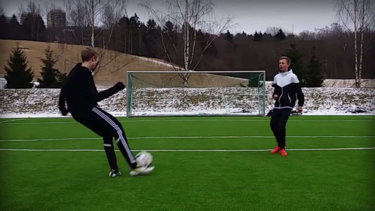 FREE KICK CHALLENGE!! - YouTube