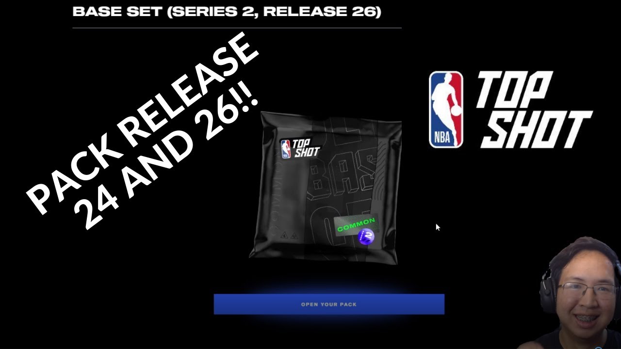 NBA Topshot Pack opening of Release 24 and 26!!! - YouTube