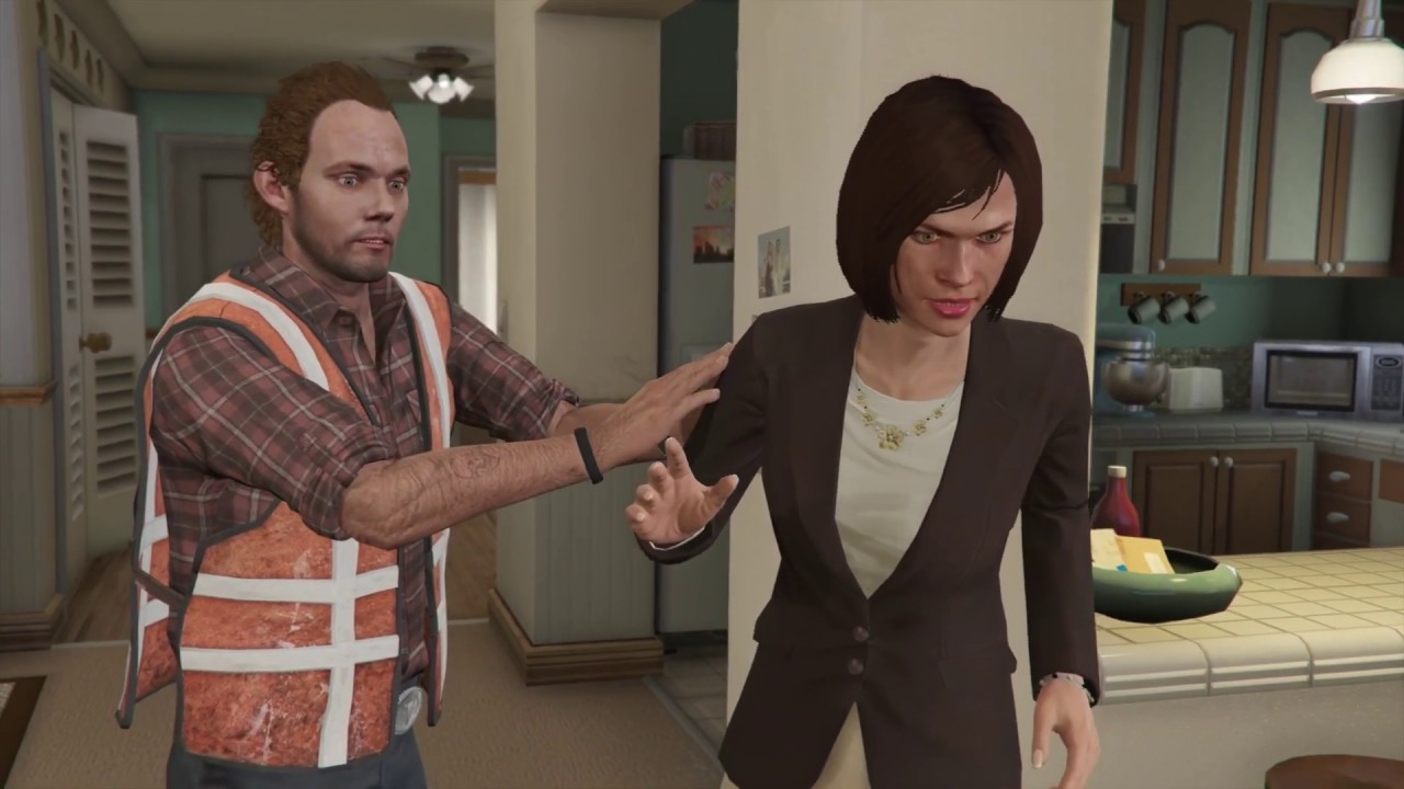TREVOR GETS ANGRY in GTA V STORY MISSION HANG TEN GAMEPLAY ON PS4 PRO ...