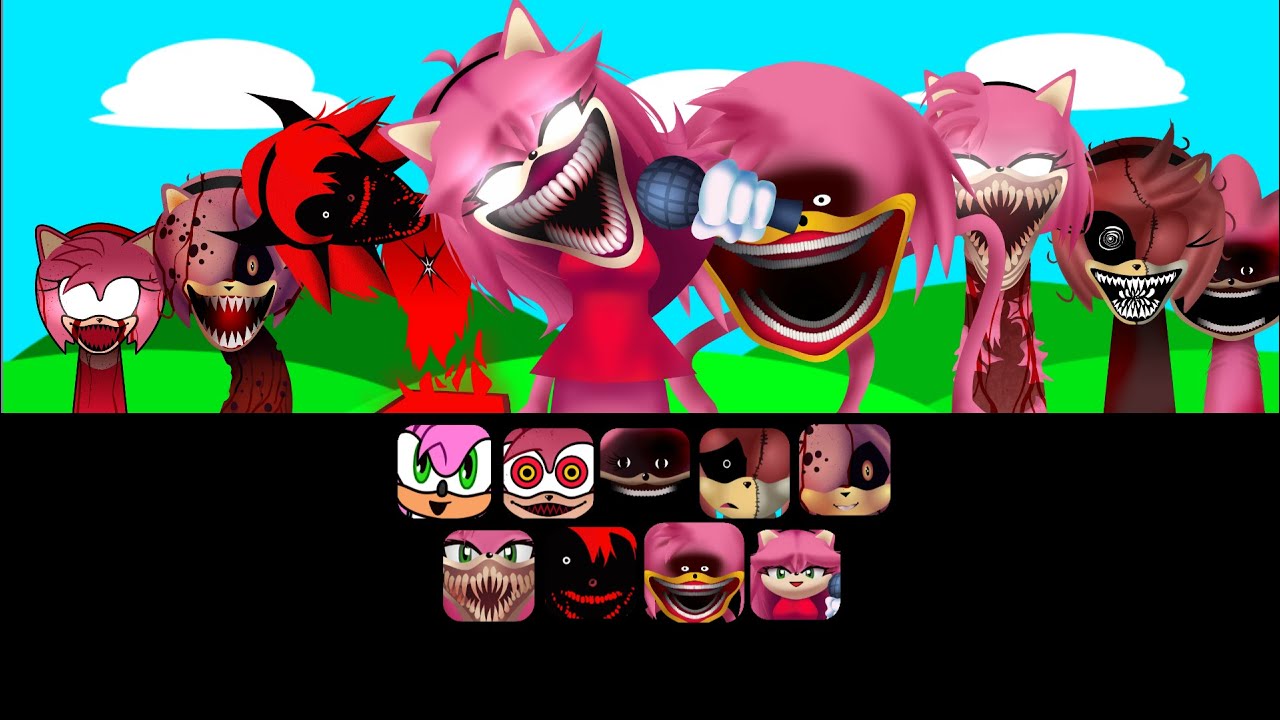 Sprunki OC Amy Rose FNF Phase 9 // NEW SPRUNKI OC VIDEO ...