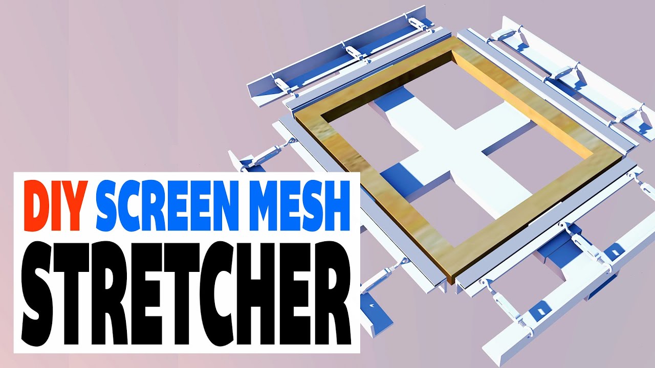 DIY Screen Mesh Stretcher - YouTube