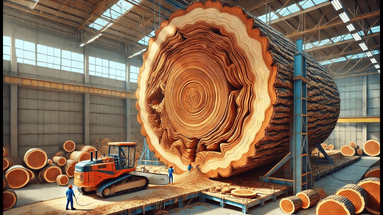 High Power Wood Saw, Absolute Power, Amazing Performance #105 - YouTube