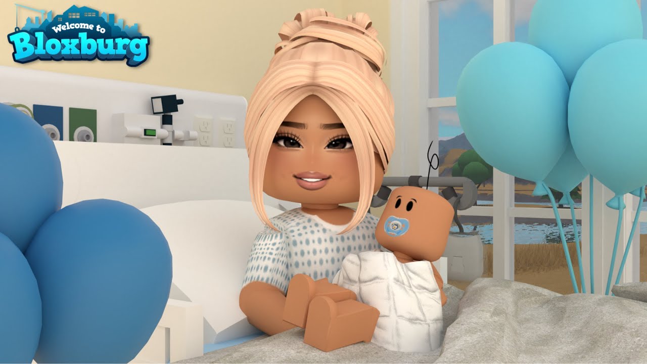 GIVING BIRTH TO MY BABY BOY! *NAME REVEAL* Roblox Bloxburg Voiced RP ...
