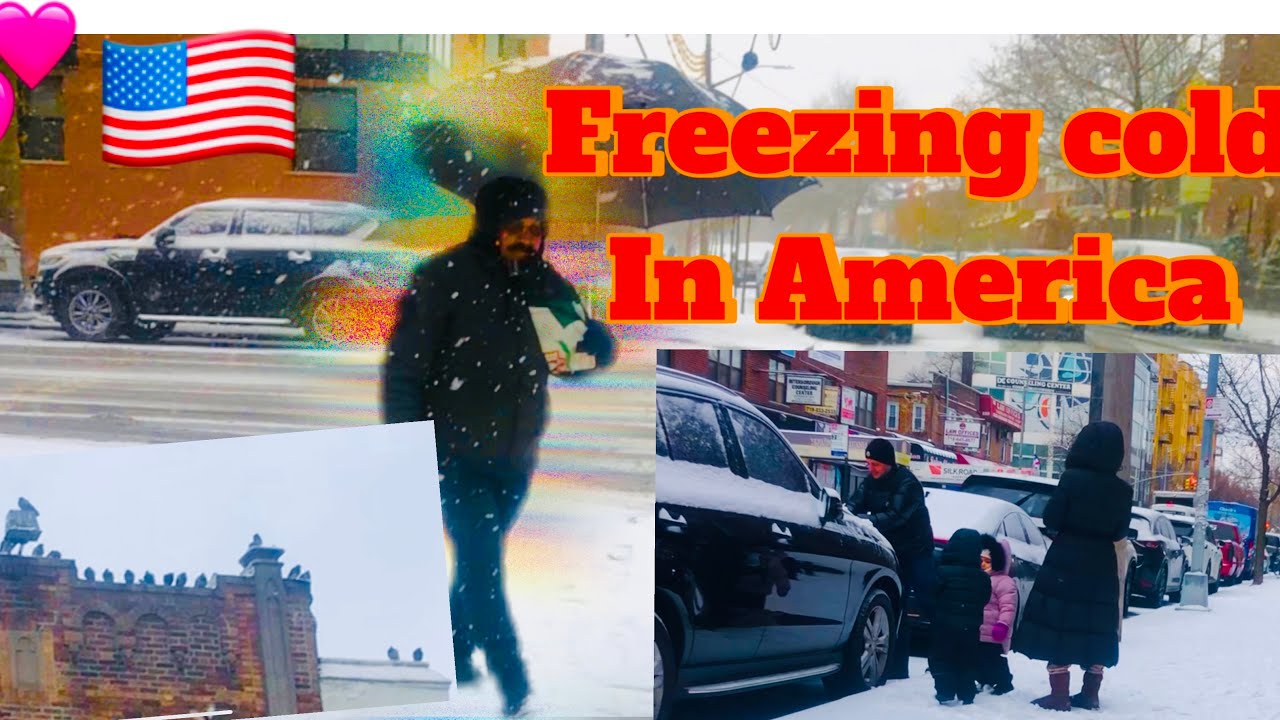 امریکہ میں سخت سردی شروع | freezing cold start in America | Kashmir ...