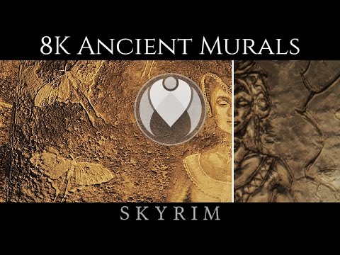 8K ULTRA HIGH RESOLUTION MURAL STONES | Skyrim - Photoreal Graphics ...