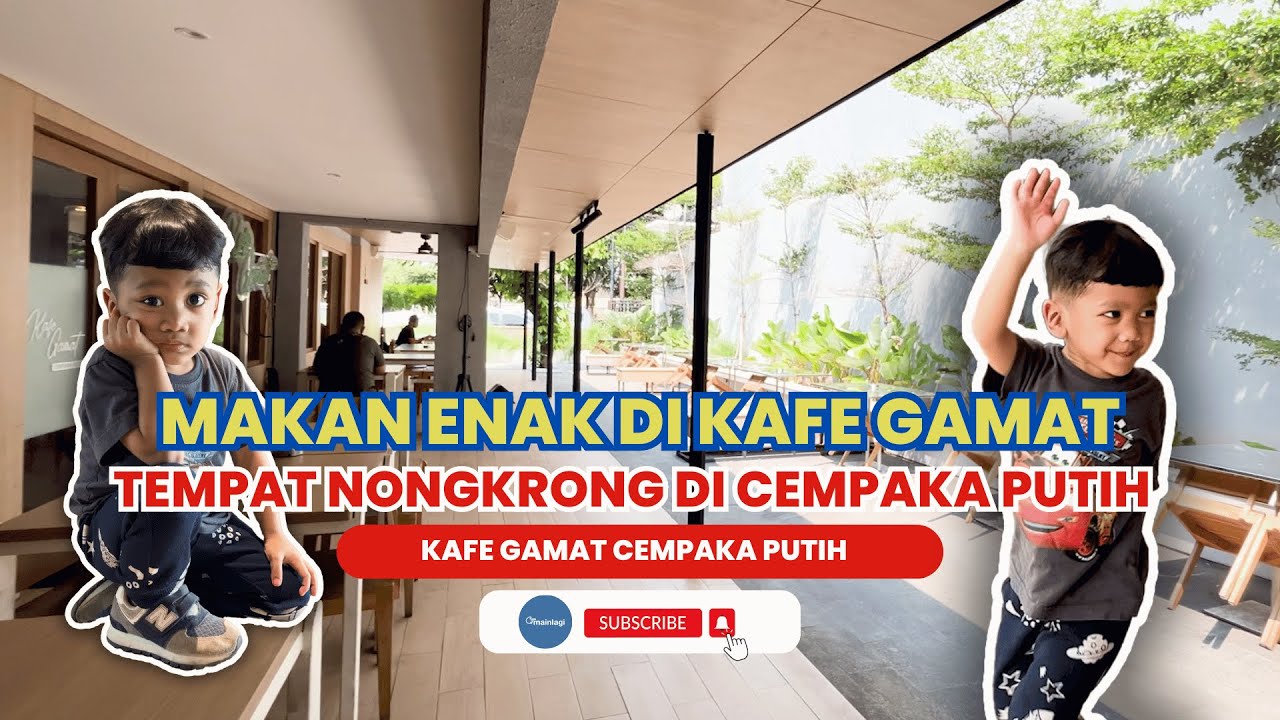 Makan Enak di Kafe Gamat | Main lagi ke Kafe Gamat Cempaka Putih - YouTube