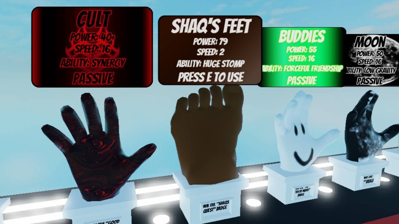 How to get the new Shaq's Foot Glove in Slap Battles | Roblox - YouTube