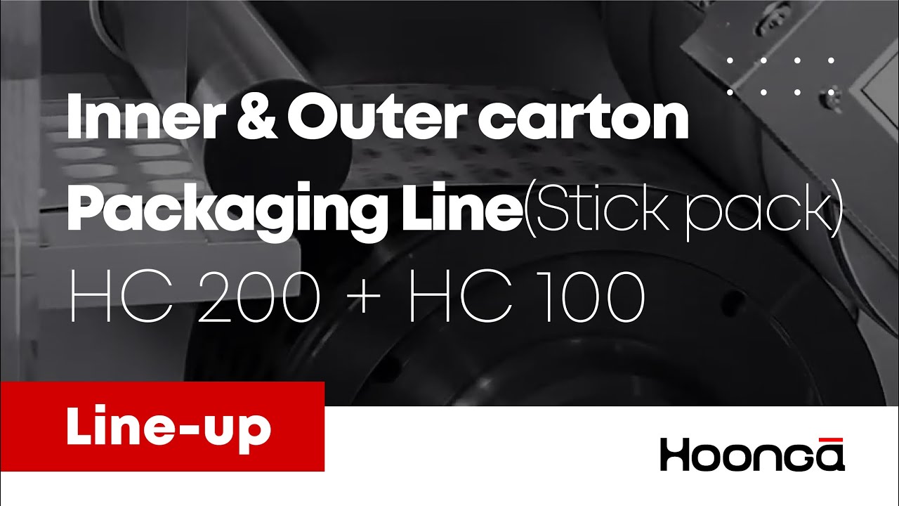 [Hoong-A] Stick pack cartoner Inner & Outer carton packaging _HC 200 ...