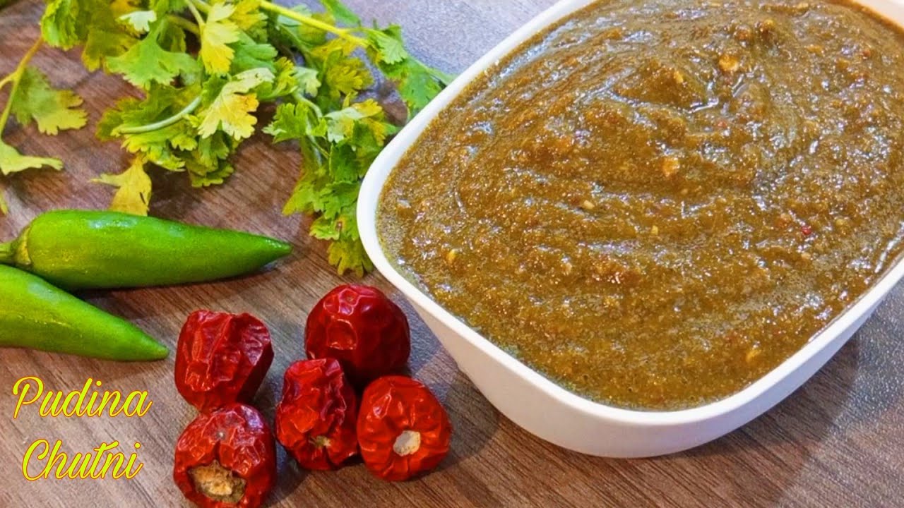 Pudina Chutni Recipe | Mint Chutni | Hari Chutni | Pudinay Ki Chatni ...
