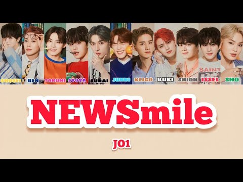 JO1／NEWSmile 《 パート割り-歌詞-ENG SUB 》 - YouTube