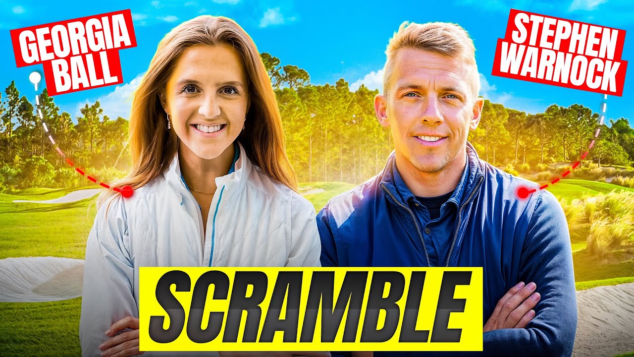 Georgia Ball & Stephen Warnock Team Up To Play Golf... - YouTube