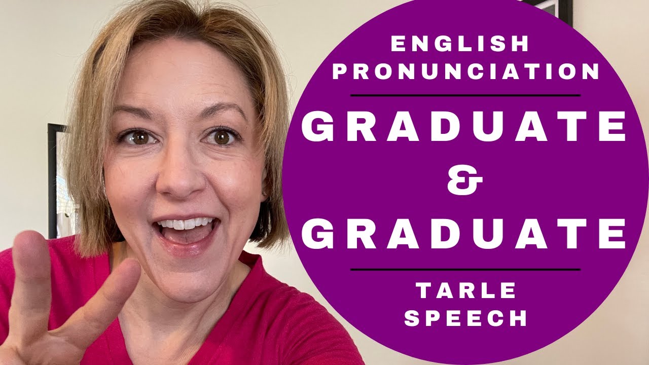 How to Pronounce GRADUATE & GRADUATE - American English Heteronym ...