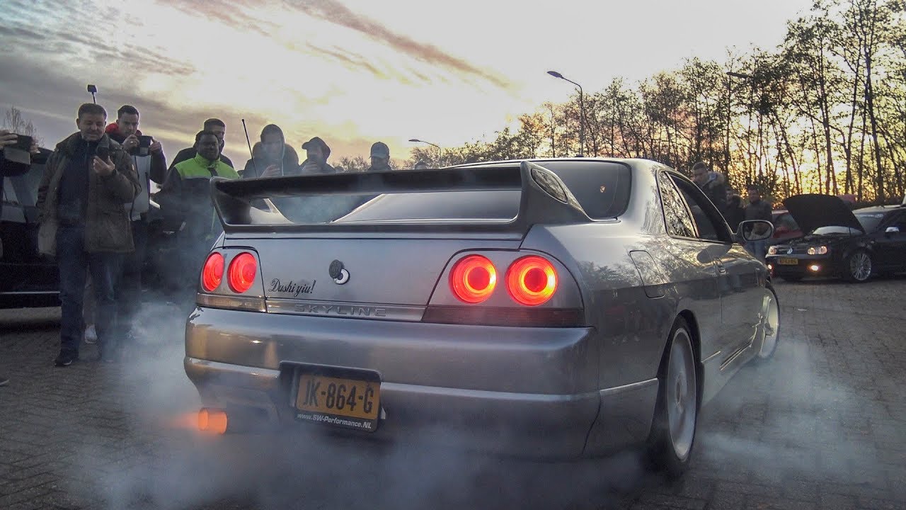 Paul Walker Memorial Meet - Skyline R33 BURNOUTS, M5 E60, EVO X, Glanza ...