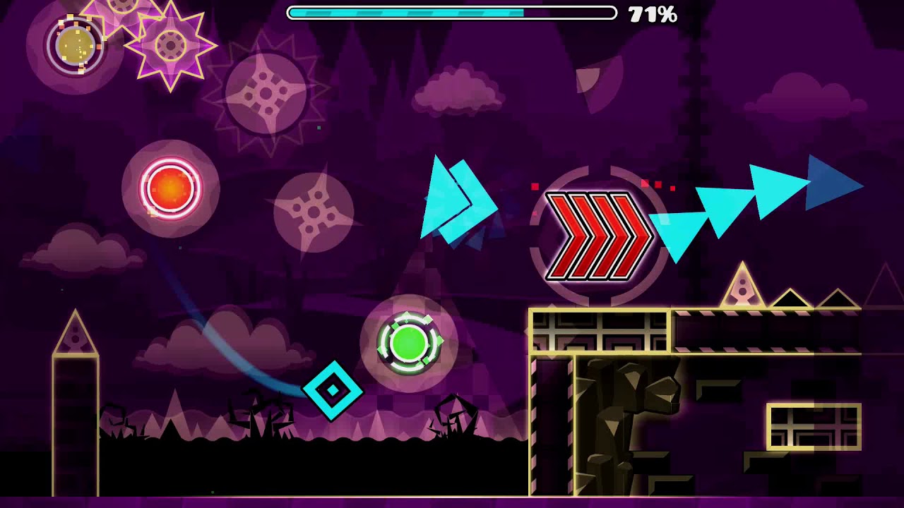 Geometry Dash 2.11 | Daily level #37 - "Dinosaur" by Alkali | all coins ...