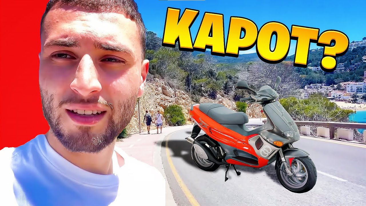 BROMMER RIJDEN IN IBIZA MAAR GAAT KAPOT… | ErraVlogs - YouTube