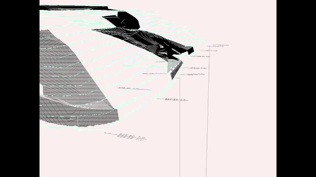 Hillside Grading 3D Elevated Flythrough - YouTube