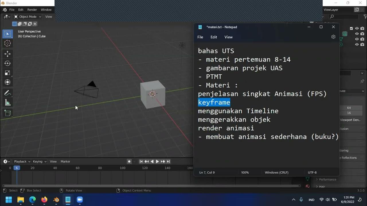 Animasi (3D Animasi) || Keyframe + Rendering Animasi - YouTube