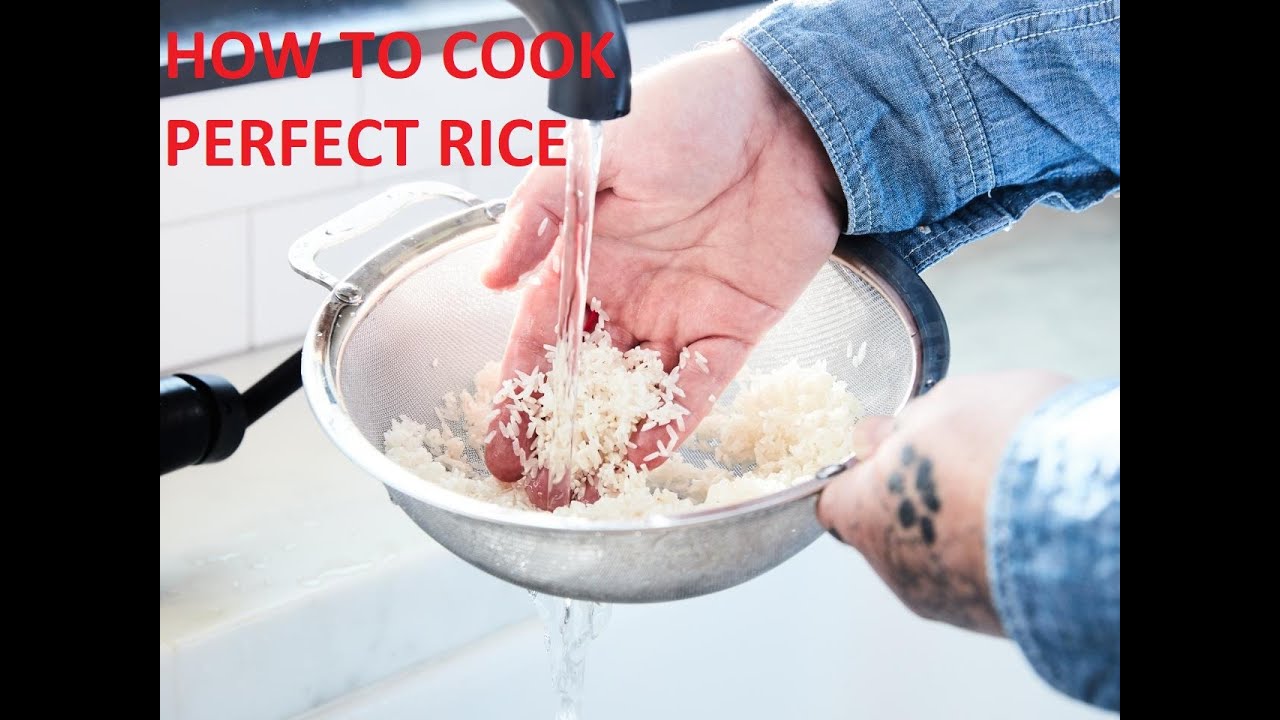 How to cook perfect rice - YouTube