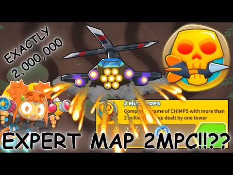 Is EXACTLY 2MPC On An EXPERT MAP Possible!? INSANE BTD6 MASTERY ...