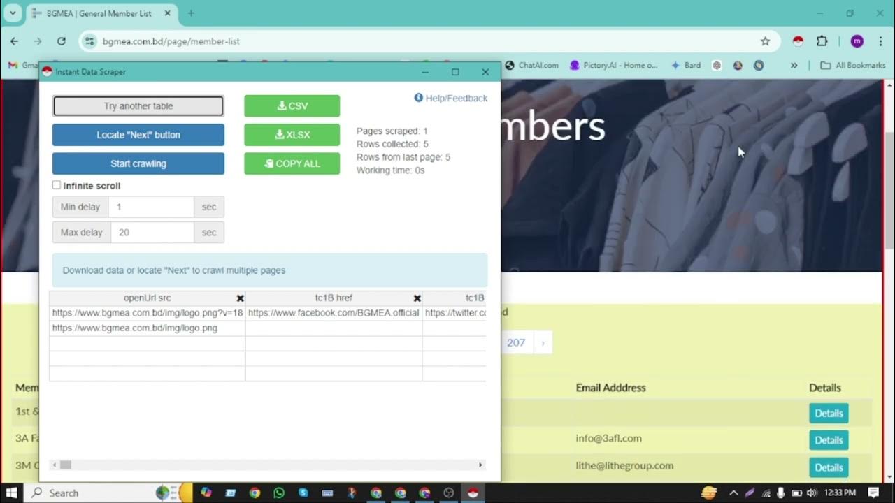 Master Instant Data Scraper: A Step-by-Step Guide to Web Scraping - YouTube