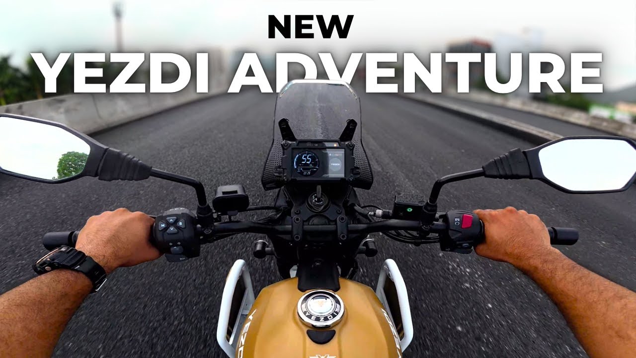 New 2025 Yezdi Adventure Ride Impressions | Motorxone - YouTube