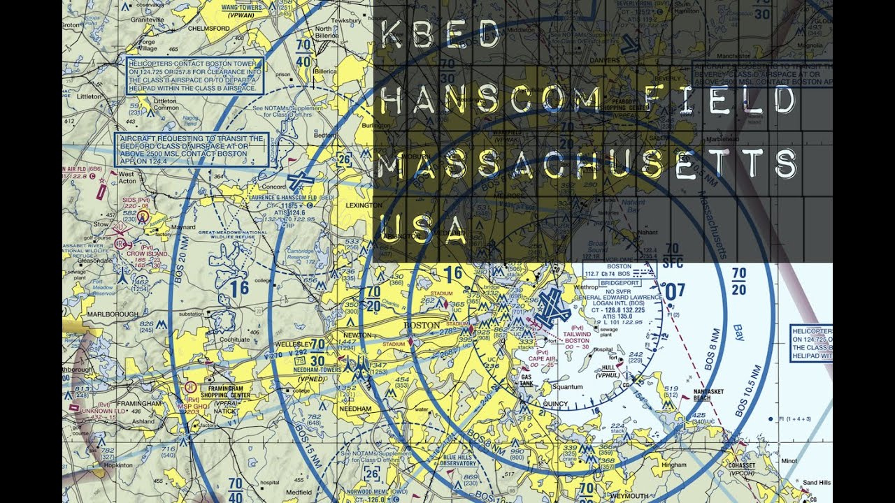 KBED Hanscom Field, Bedford, MA, USA HD 1080p - YouTube
