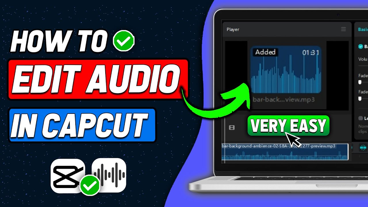 How To Edit Audio On Capcut PC (2025 New Method) - YouTube