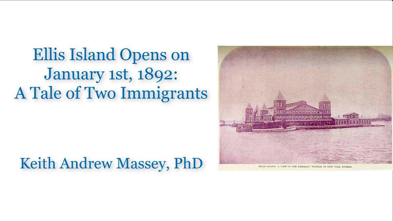 Ellis Island Opens on January 1st, 1892: A Tale of Two Immigrants - YouTube