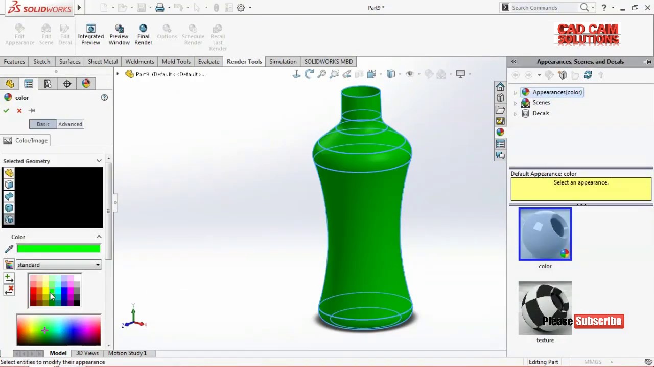 #SolidWorks #Revolve Surface - YouTube