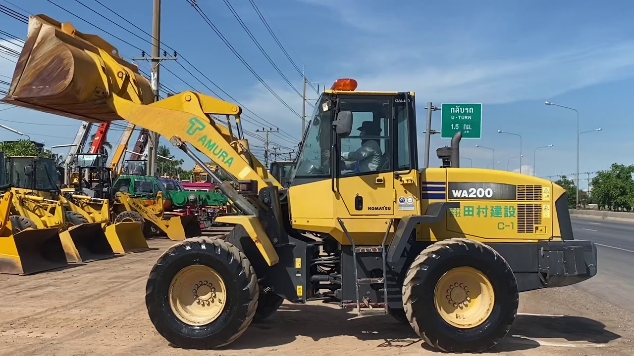 KOMATSU WA200-5 www.thaispmotor.com 092-2525952 / 081-2990958 - YouTube