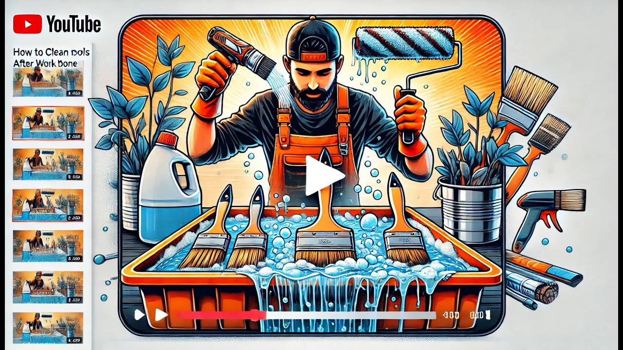 How to Clean Painting Tools Like a Pro! | Never Clean Paint Brushes ...