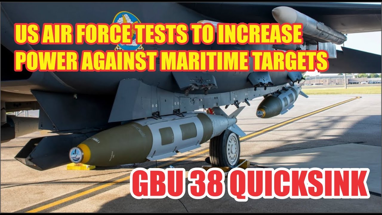 U.S. Air Force Showcases Low-Cost Naval Strike Power with New 500-Pound ...