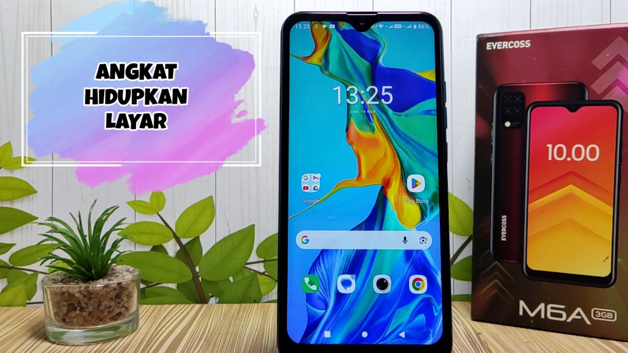 Cara Angkat Hidupkan Layar Di Hp Evercoss M6A - YouTube