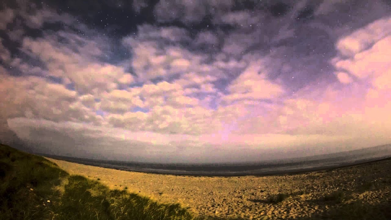 Isle of Man Northern Lights September 2014 - YouTube