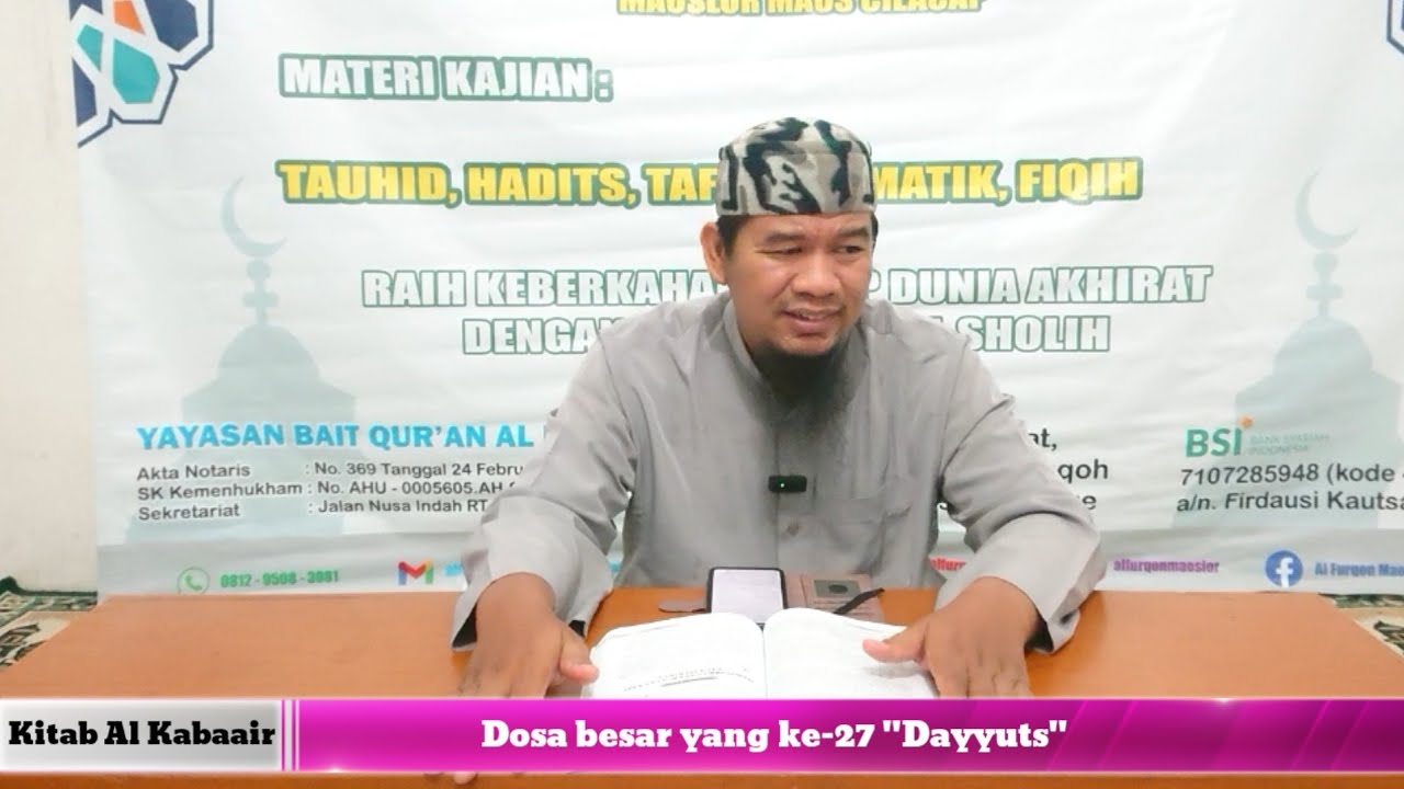 Dayyuts (membiarkan anak/istri/keluarga berbuat maksiat) || Dosa Besar ...