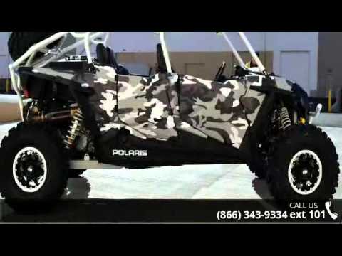2015 Polaris RZR XP 4 1000 EPS Custom White Camo - RideN... - YouTube