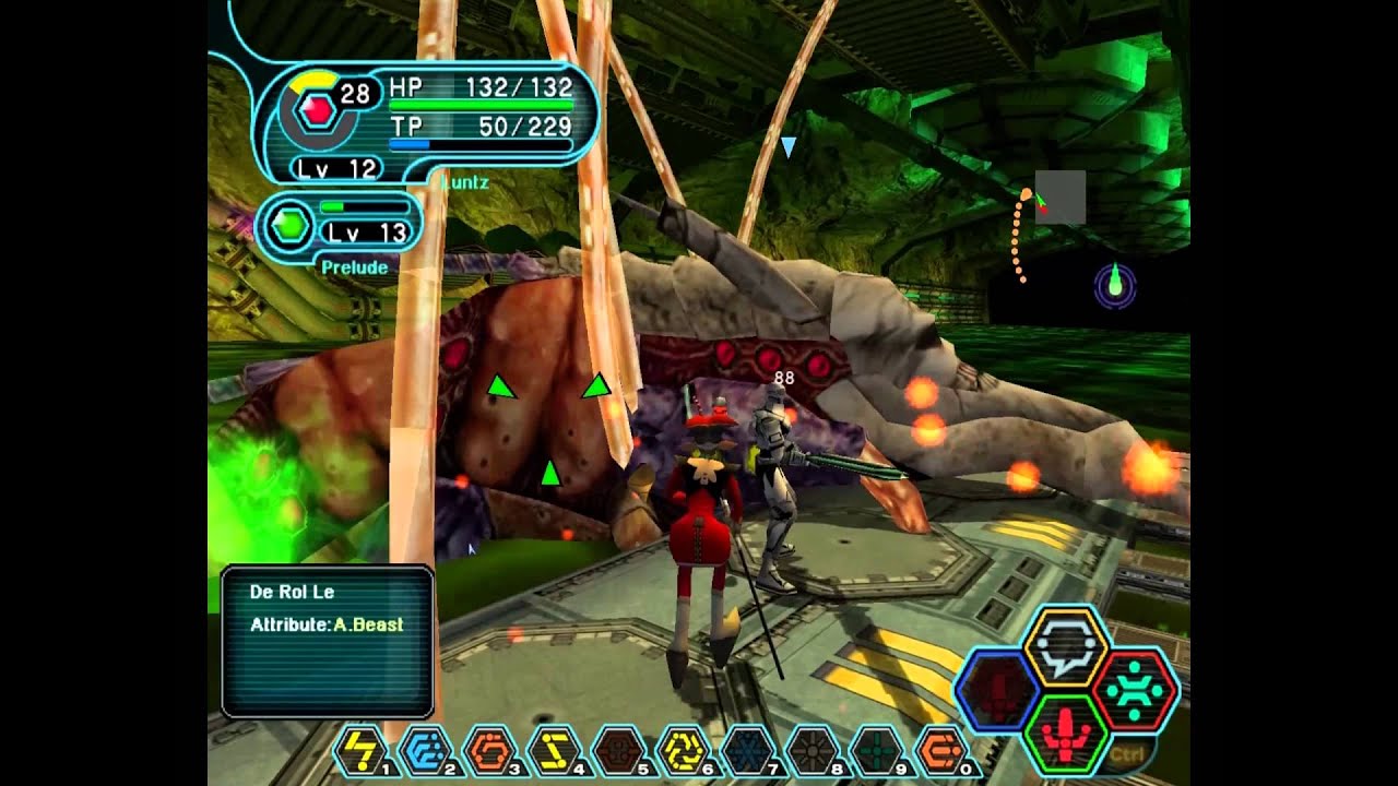 Phantasy Star Online Ep I De Rol Le Boss Fight - YouTube