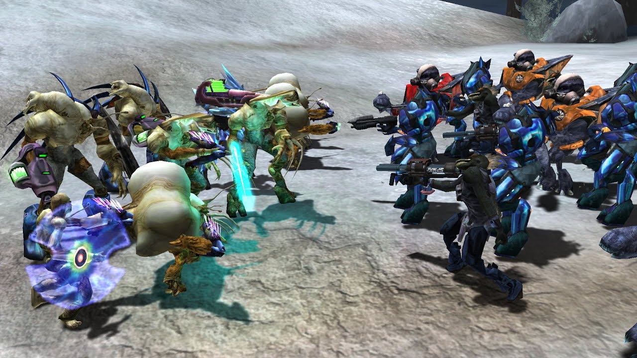 Covenant VS. Halo 1 Characters with Flood Animations - YouTube