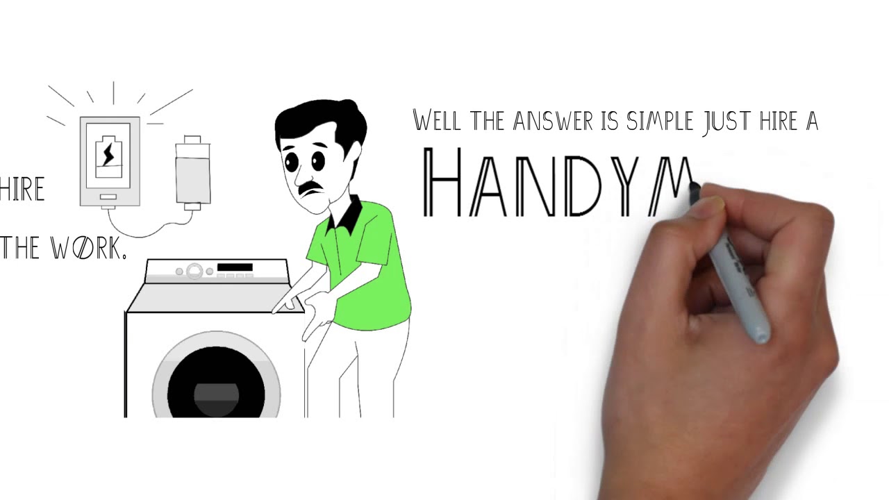 Handyman Whiteboard Animation Explainer Video | Animated Explainer ...