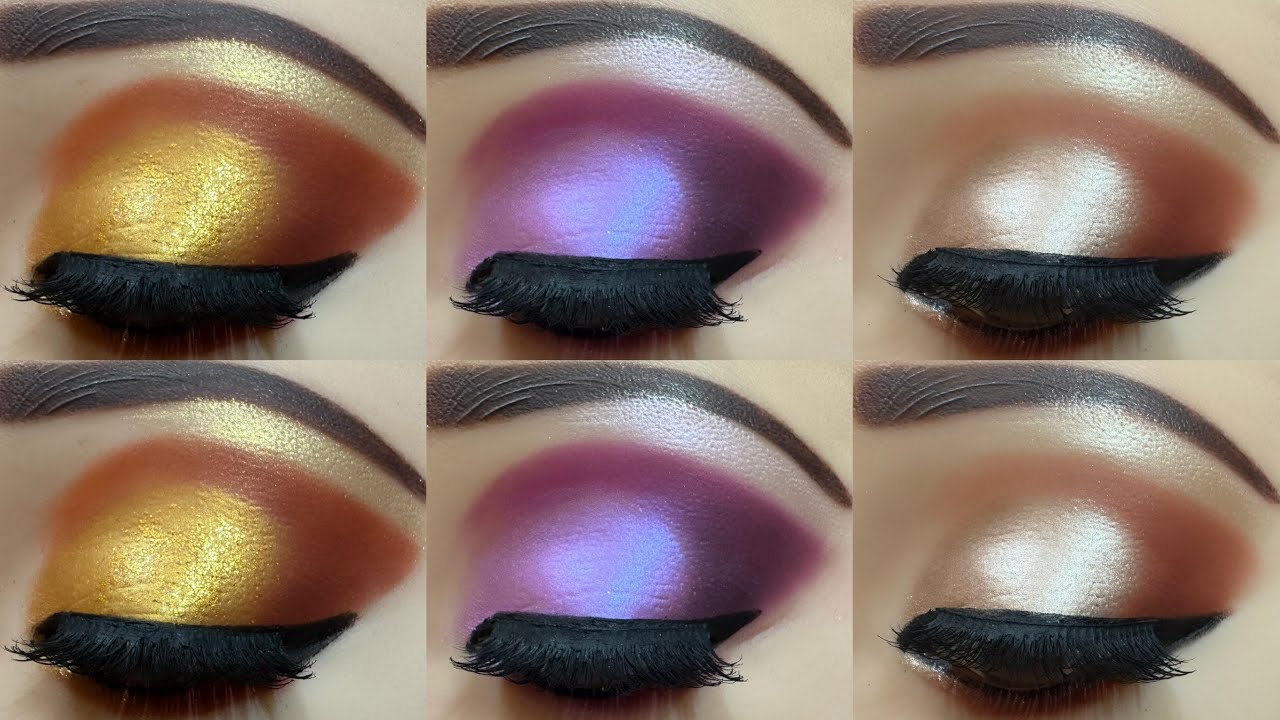 3 Best Simple Eyeshadow Look || Simple and Easy Eyeshadow Looks - YouTube