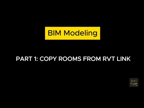 Part1 Copy Rooms From Revit Link - YouTube
