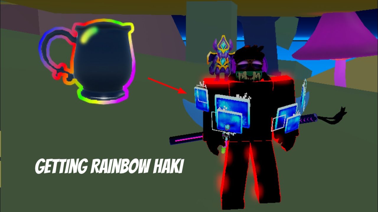 Getting rainbow haki in blox fruits - YouTube