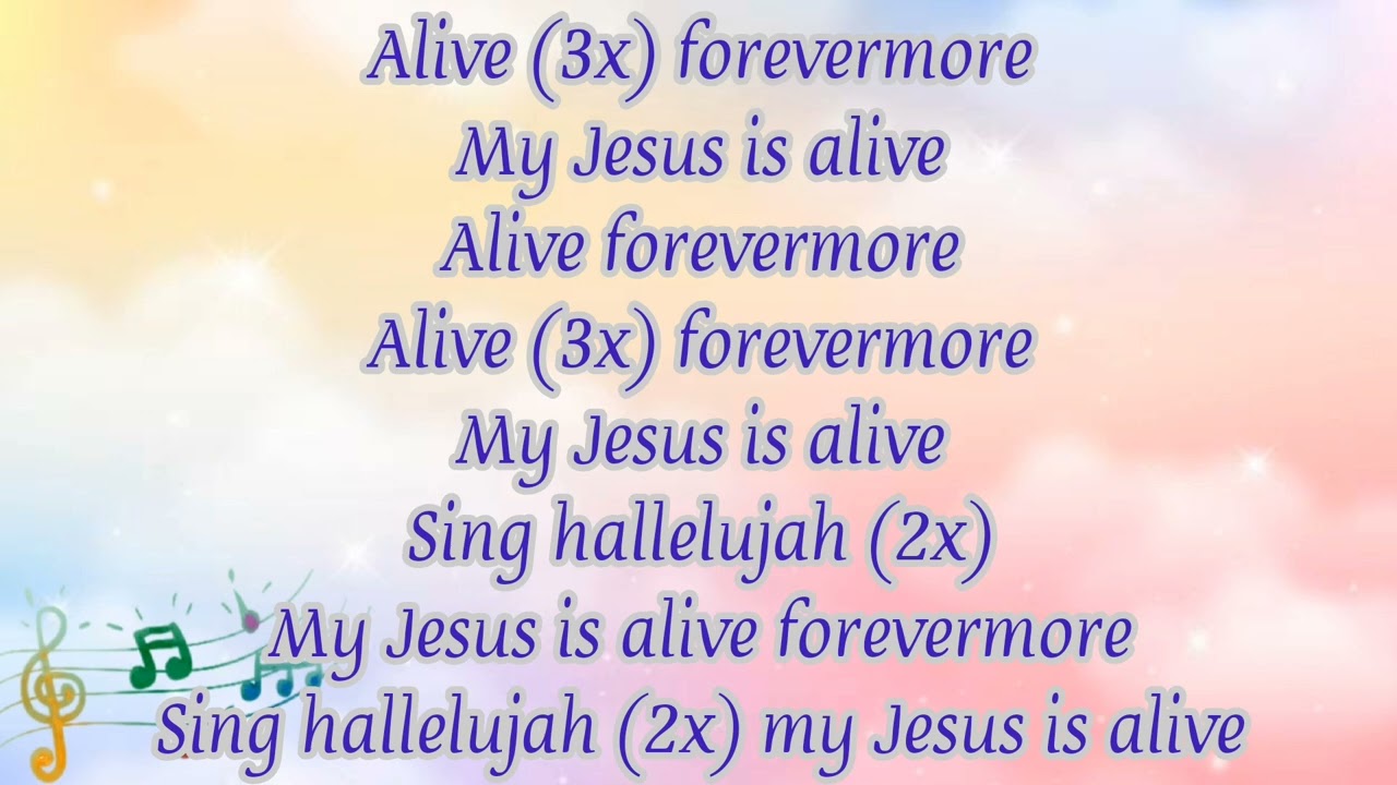Jesus Is Alive Forevermore