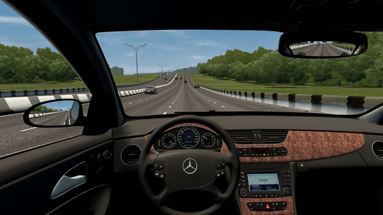 City Car Driving - Mercedes CLS 350 - City and Highway Driving - YouTube